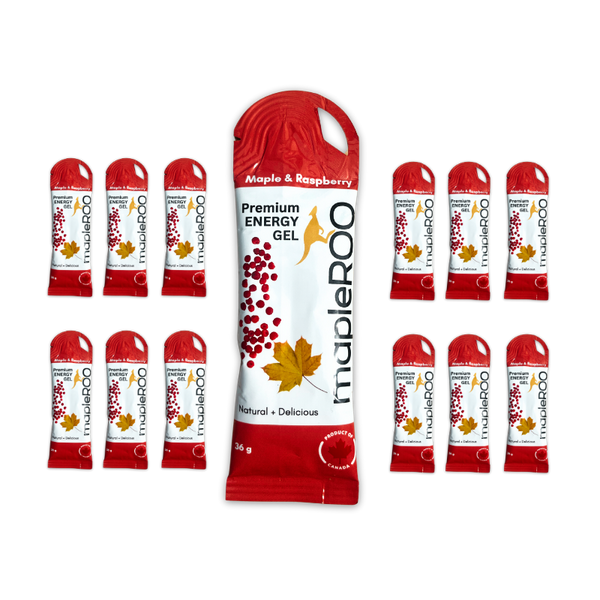 Natural Energy Gel – Maple & Raspberry | Fast Fuel | mapleROO 6-PACK of ...