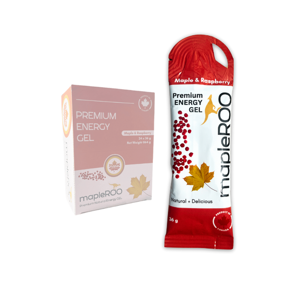 Natural Energy Gel – Maple & Raspberry | Fast Fuel | mapleROO 6-PACK of ...